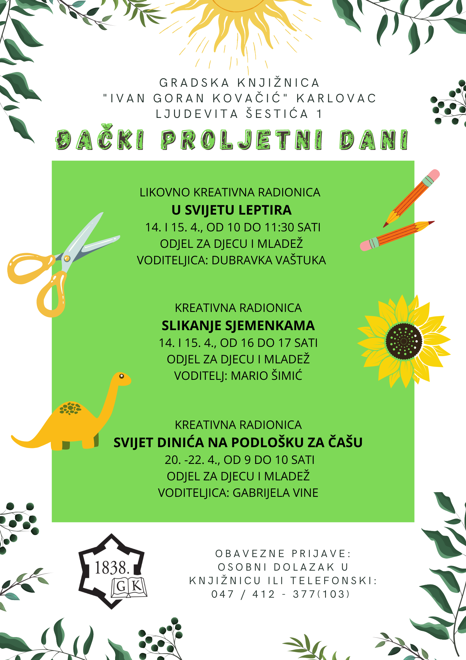 Đački proljetni dani :) - Gradska knjižnica