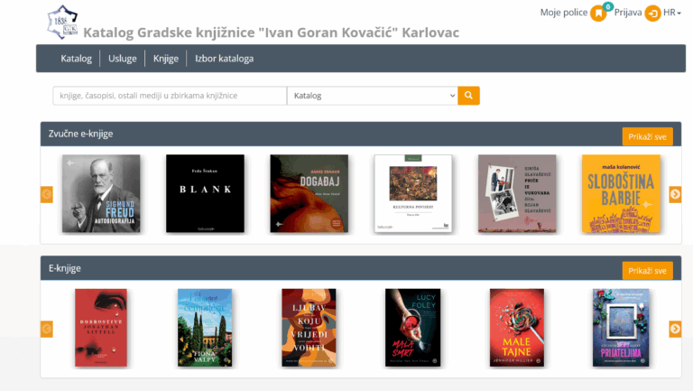 E-knjige i zvučne e-knjige - Gradska knjižnica